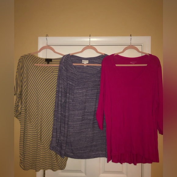 Multi | Tops | Lot Of 3 Plus Use Tunics 2x X | Poshmark
